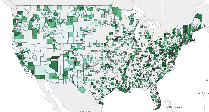The Rural Blog: Interactive, county-level map shows Depression-era ...