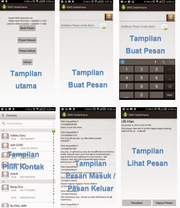MEMBUAT APLIKASI SMS PADA ANDROID - Prima's Corner