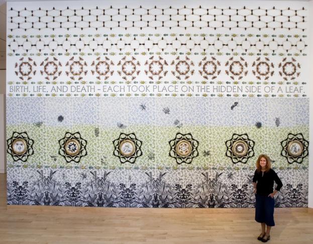 pigeon gillian: Jennifer Angus....Insect Artist!