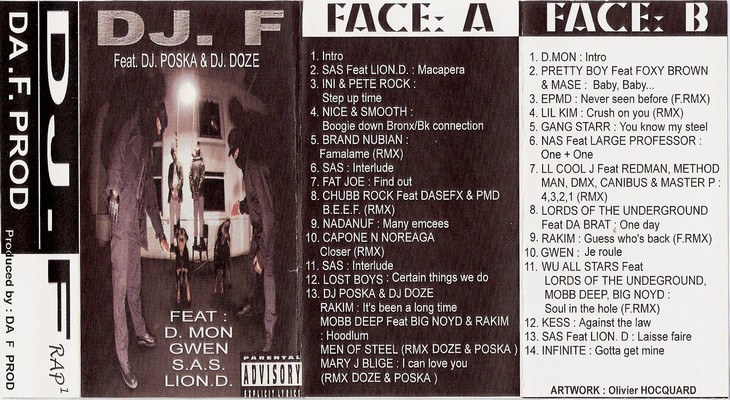 Dj F — Rap Vol.1 (1997) - Tapes Download
