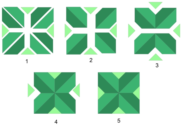 Imaginesque: Quilt Block 18: Templates for EPP, Hand Piecing and ...