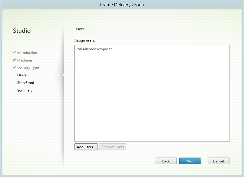 HiFi Cloud: Citrix Xendesktop 7.5 Installation - Configuring Desktop ...