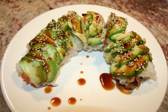 SPICE ISLAND VEGAN: Vegan Caterpillar Roll