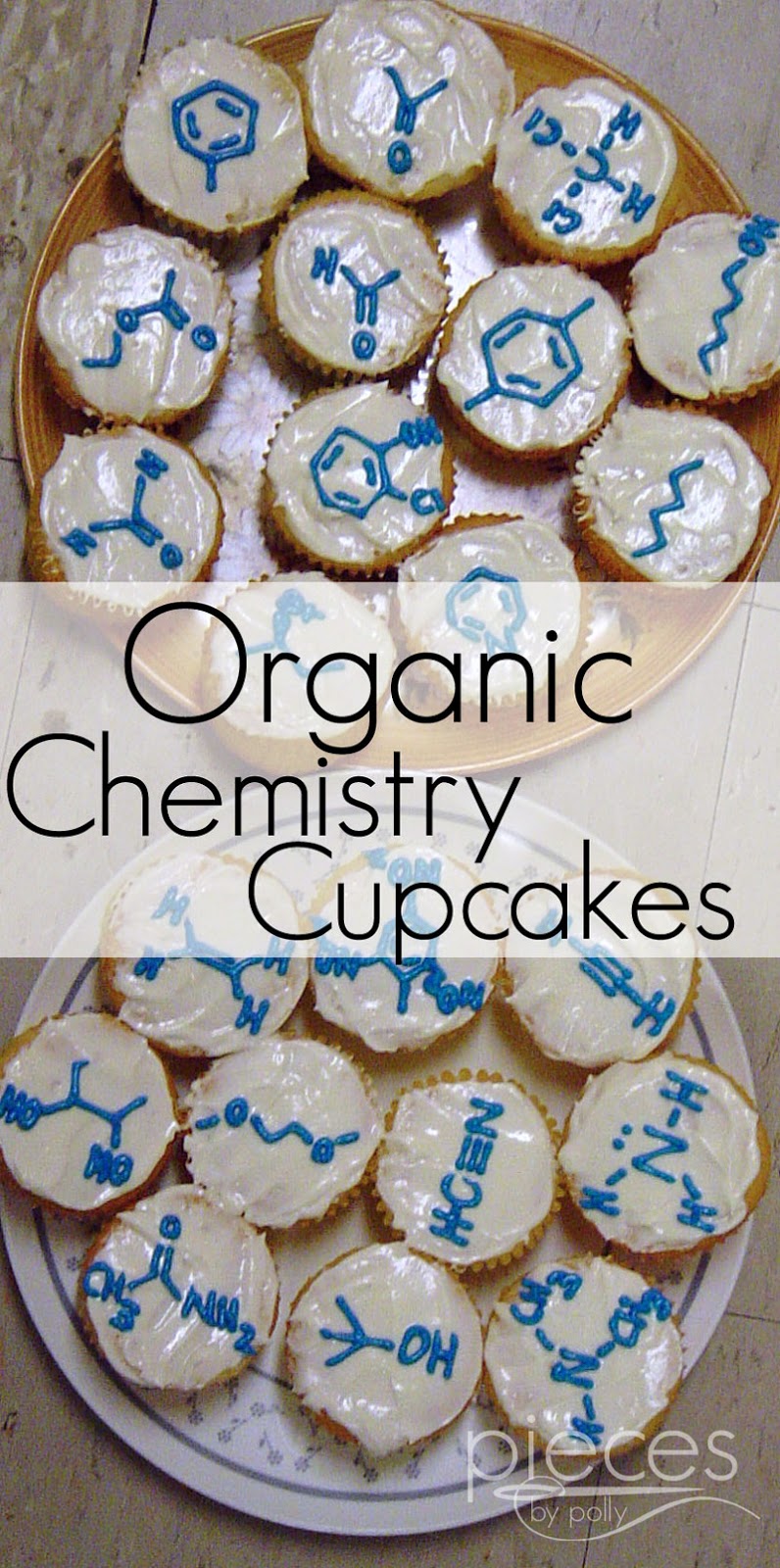 Pieces by Polly: "Organic" Chemistry Cupcakes for Mole Day or Any Day