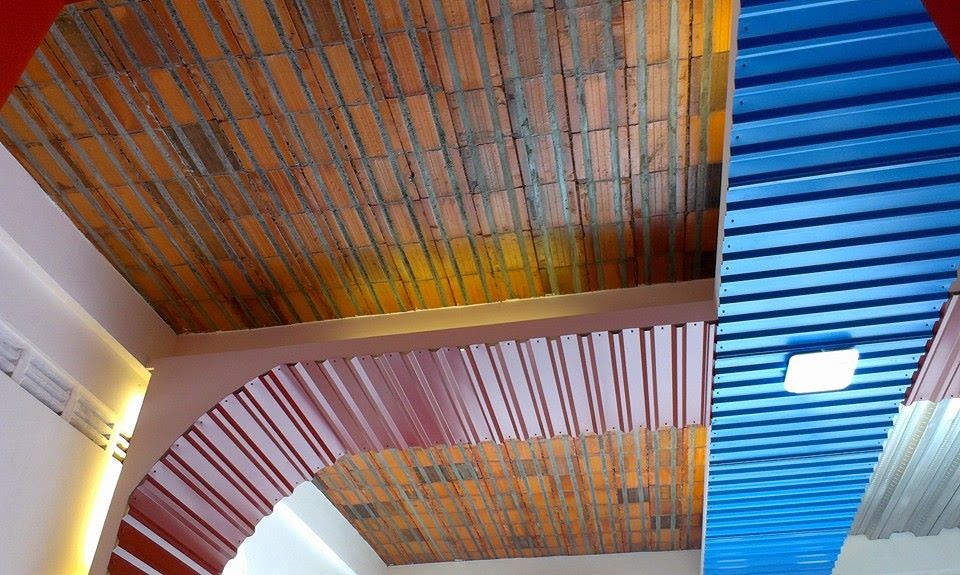 Dak BETON KERATON sebagai DAK ATAP / TERAS TERBUKA SURABAYA-JAWA TIMUR