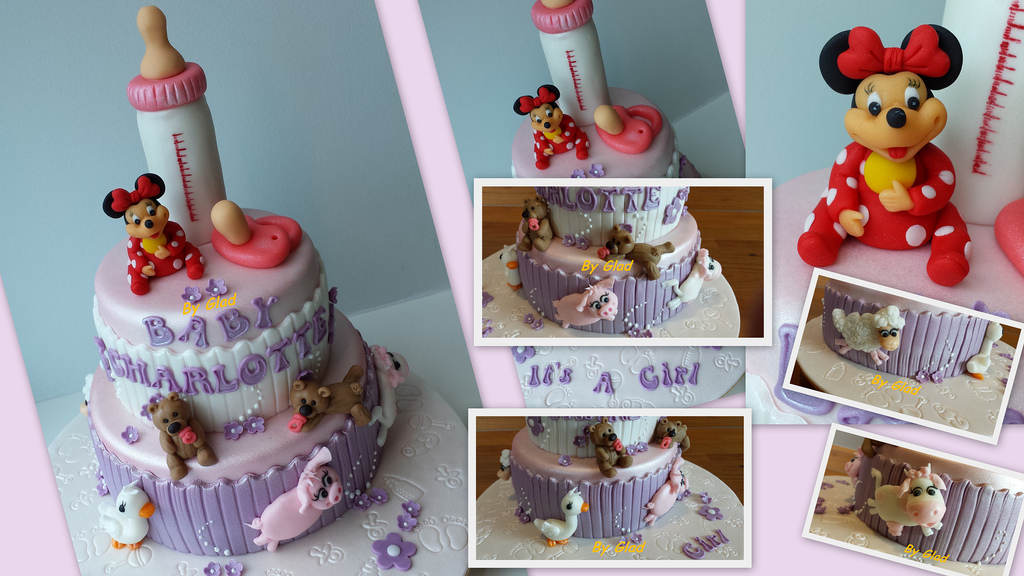 Glad's passion: Baby Full Month Cake Specially for KC & family