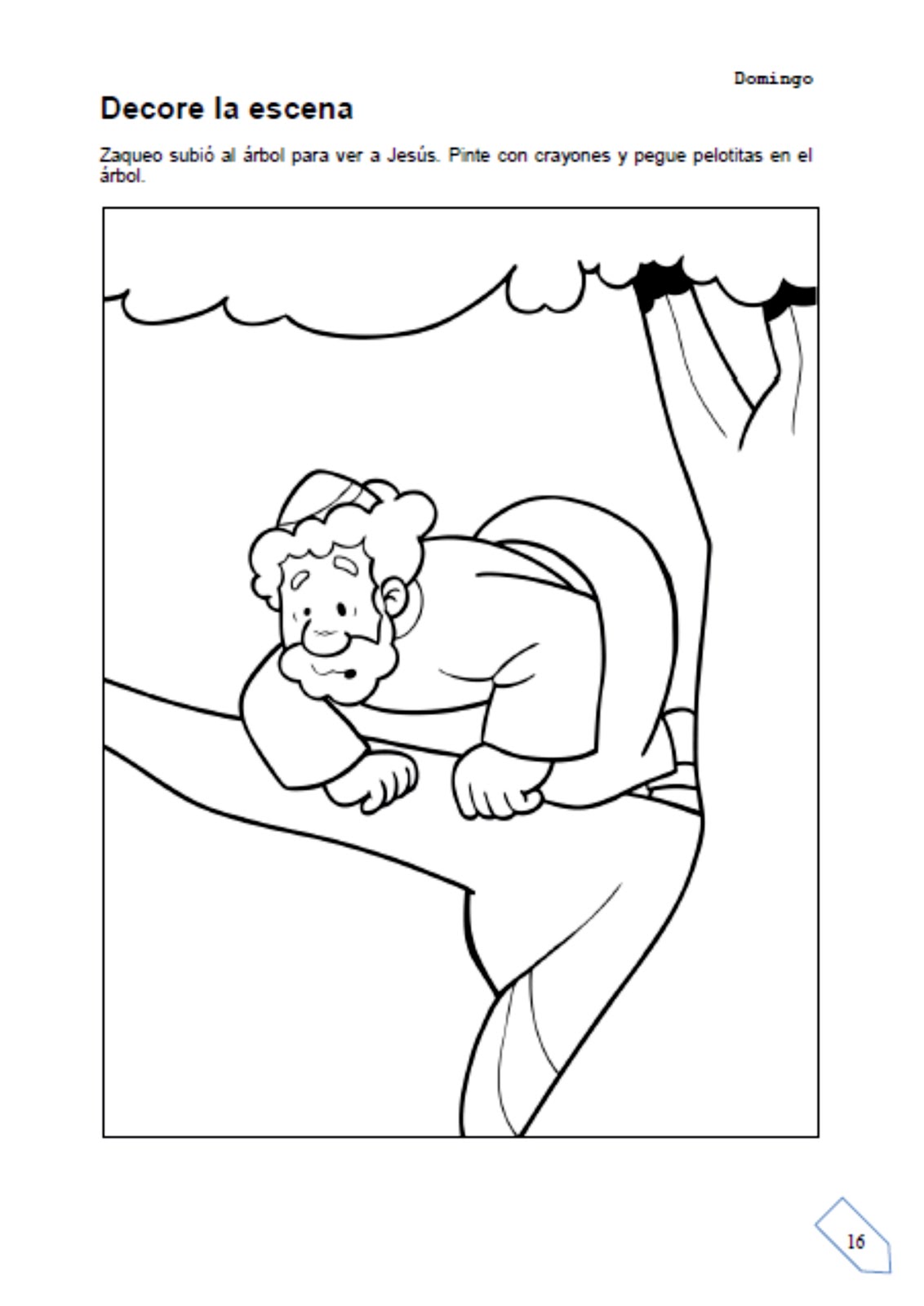 Unidad 4: La historia de Zaqueo ~ Escuelita Biblica Infantil