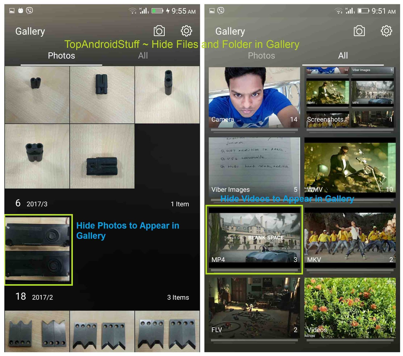 Hide Android Gallery Pictures and Videos Without installing Apps Hide Android Gallery Pictures and Videos Without installing Apps