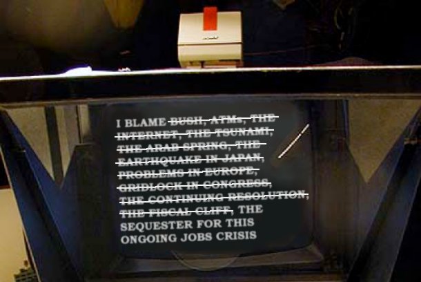 Doug Ross @ Journal: EXCLUSIVE VIEW: President Obama's Teleprompter as ...