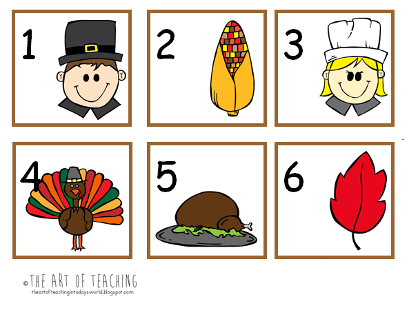 The Art of Teaching in Today's World: November Calendar Cards