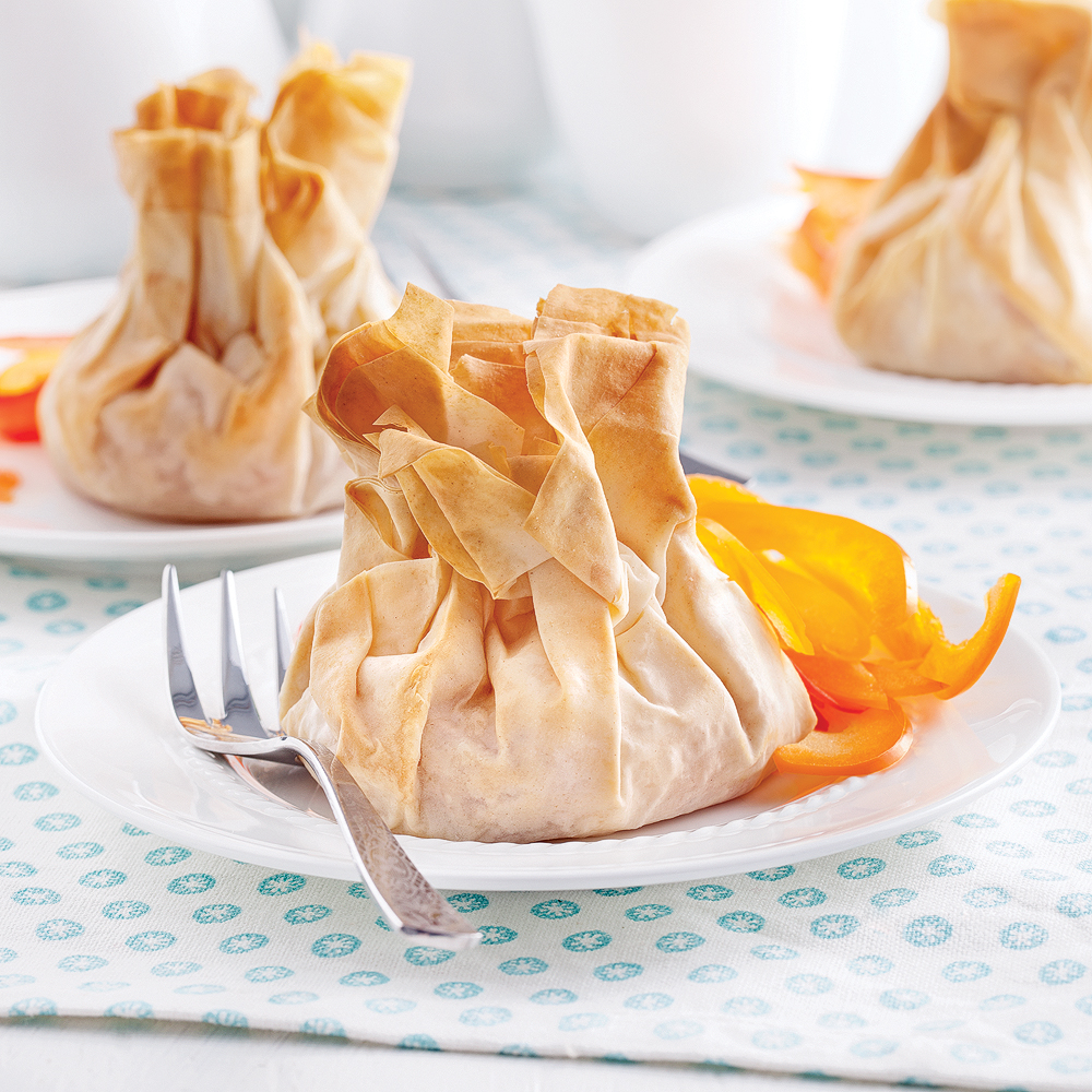 Le Chef Pierre D'Iberville: Baluchons au fromage fondant, poires et ...