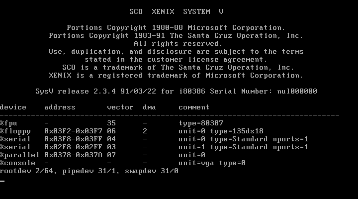 TECNOSOLUTION: Curiosidade – Você conhece Xenix, o Unix da Microsoft