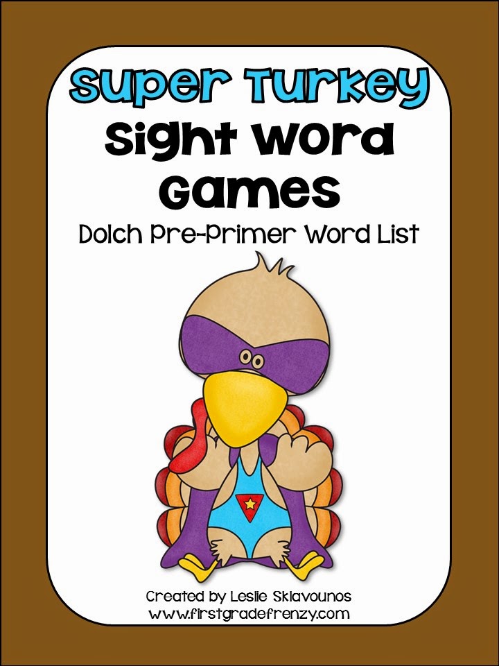 Primary Powers: Super Turkey Sight Words