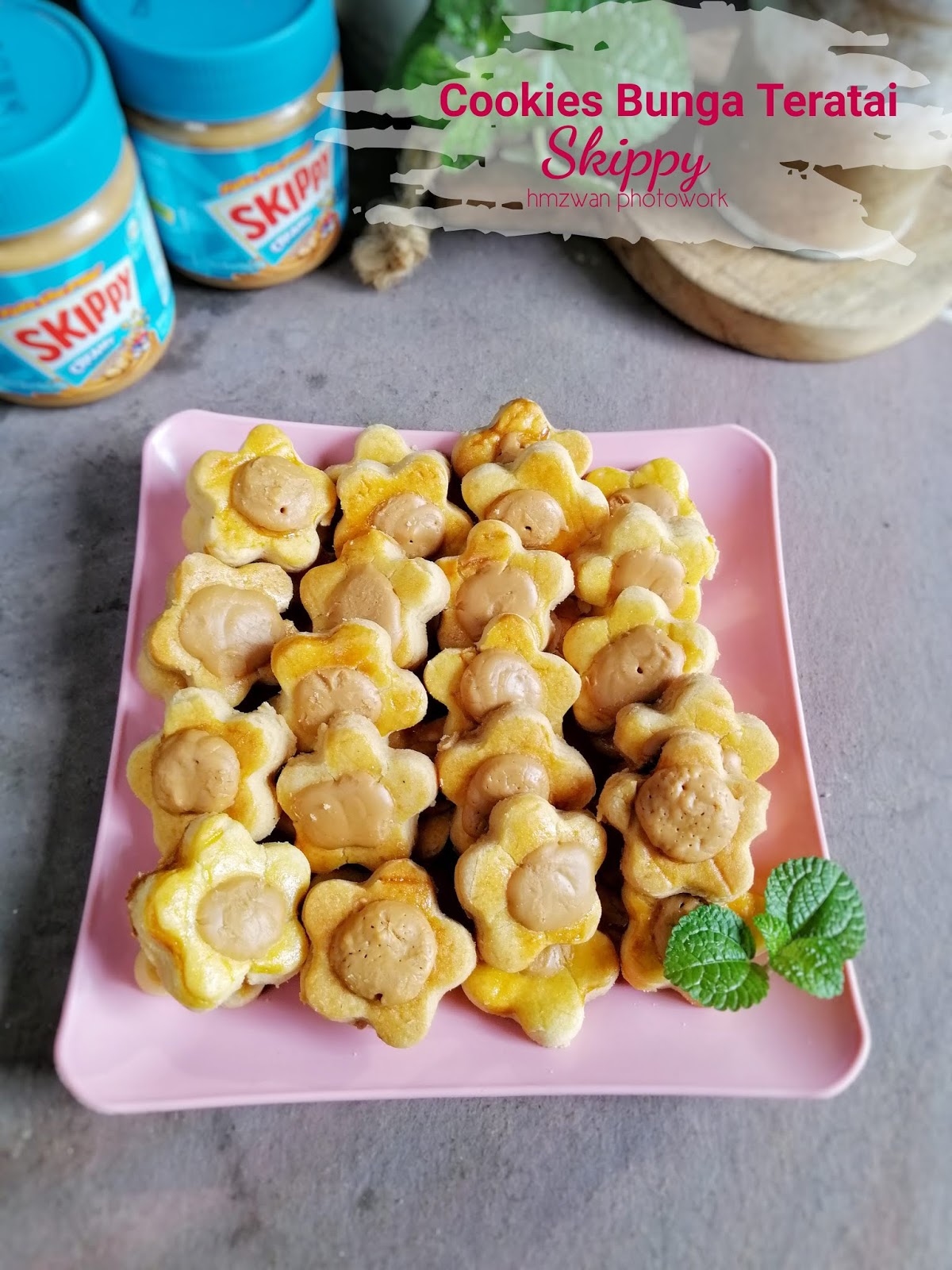 HM Zwan: Cookies Bunga Teratai Skippy