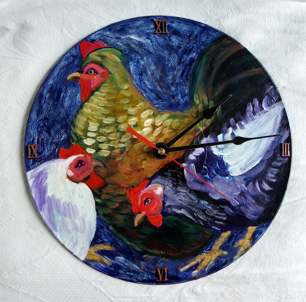 The Story of a Southern Overberg Farm: chicken clocks