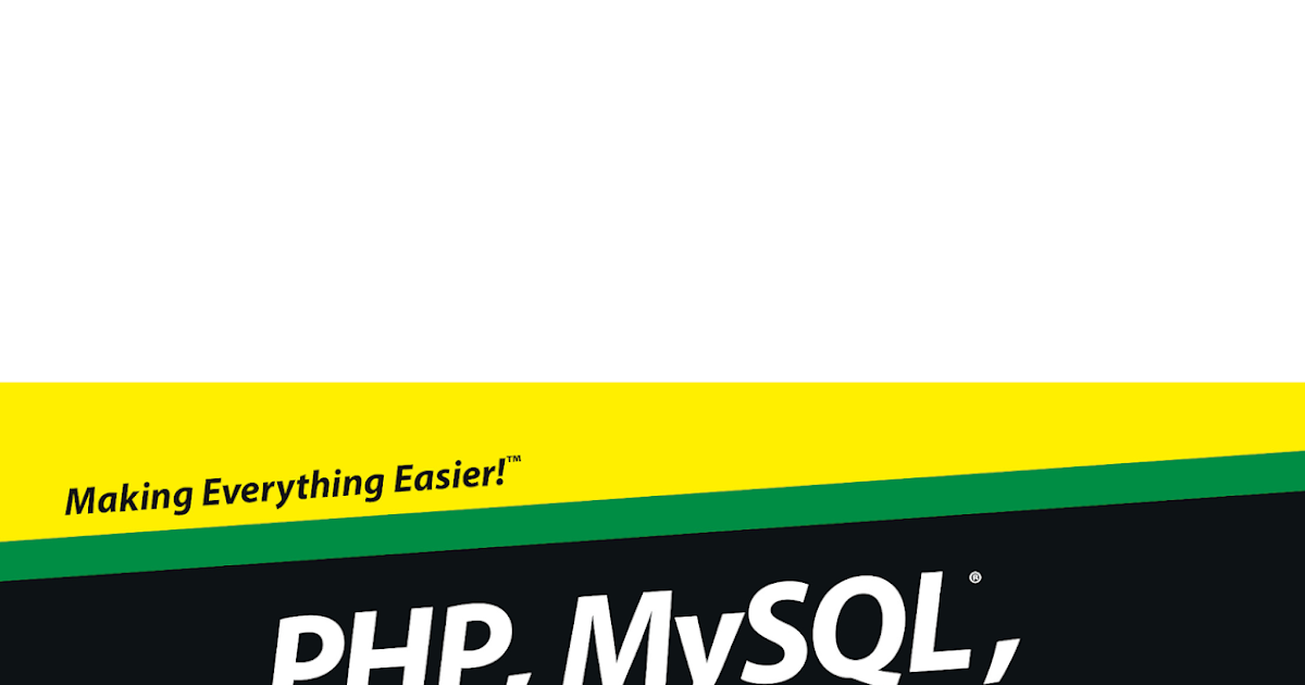 Chia Sẻ Cuốn Sách Php, Mysql, Javascript & Html5 All-In-One For Dummies ...