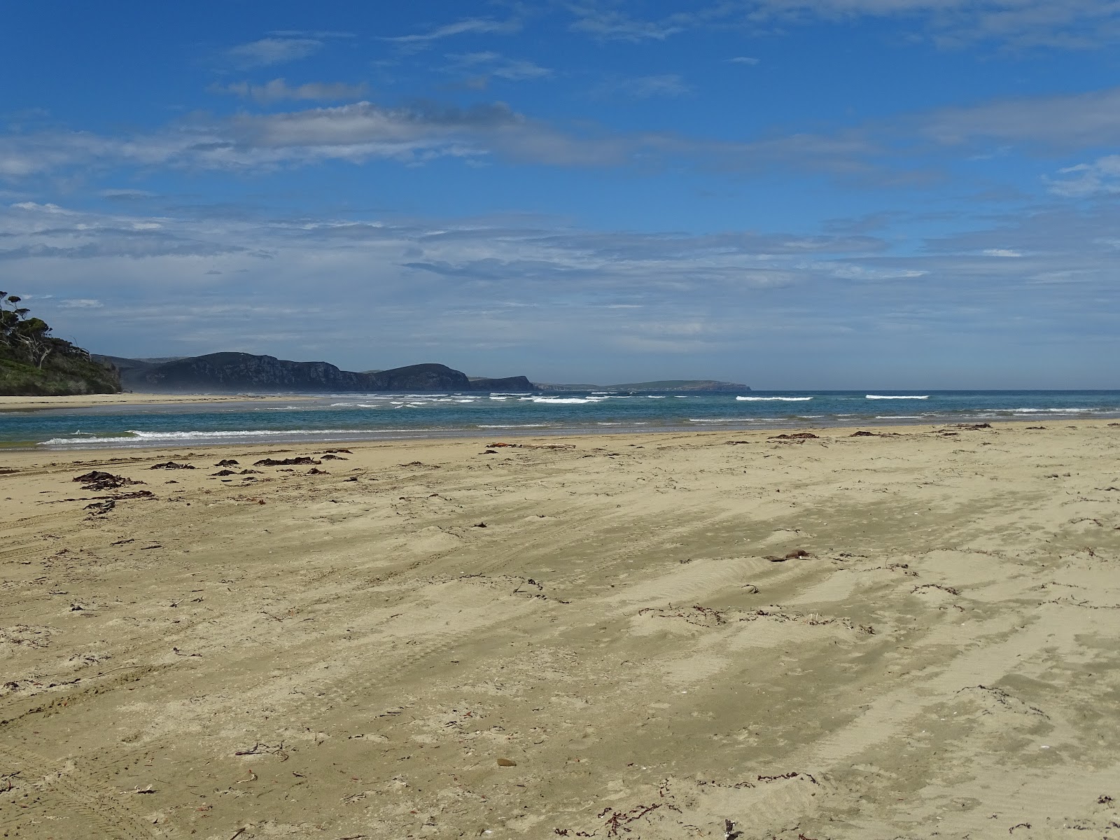 over the hill: Nugget Burn and Papatowai Campsite