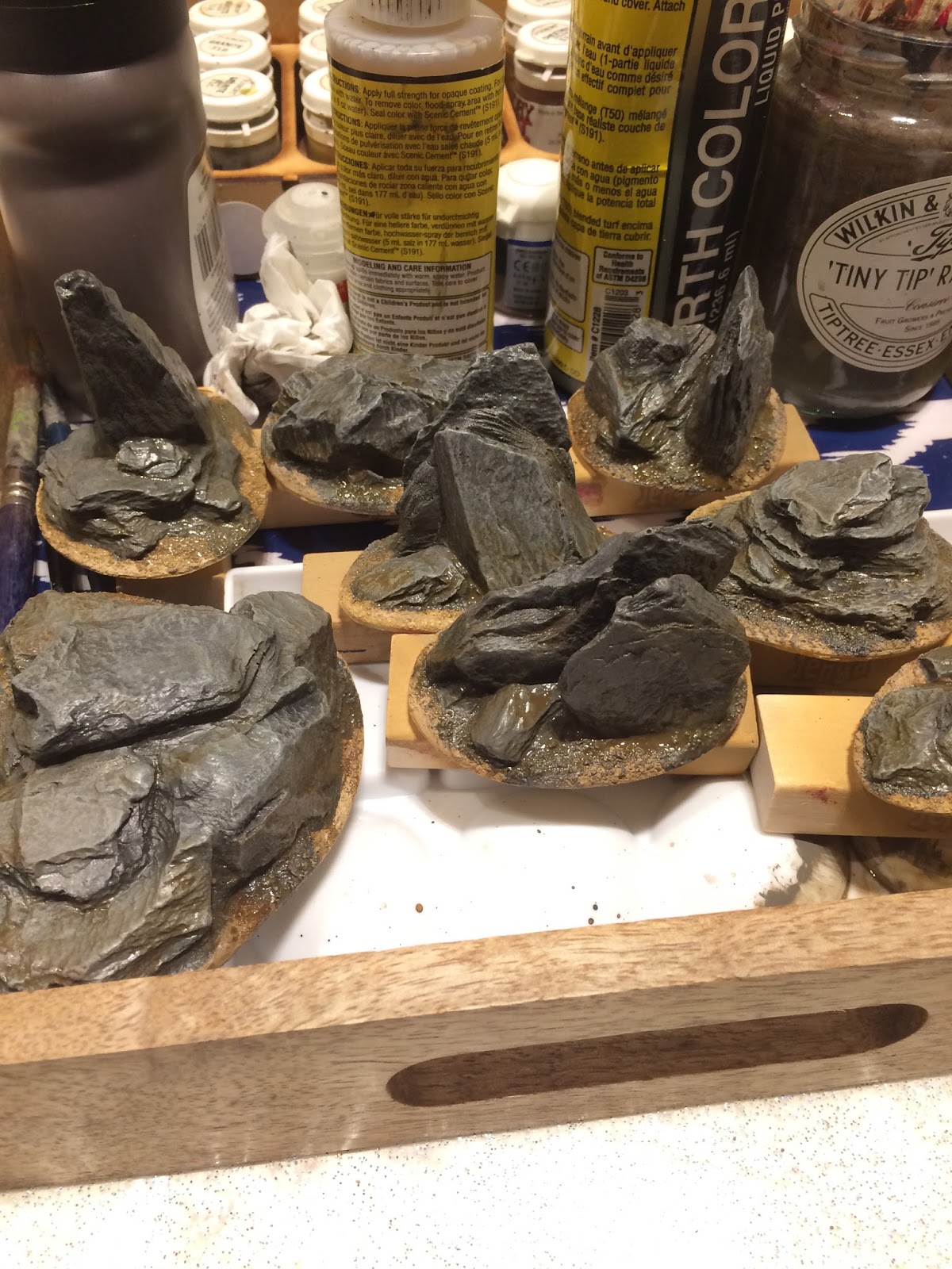 iron mitten: Resin Rocks from eBay