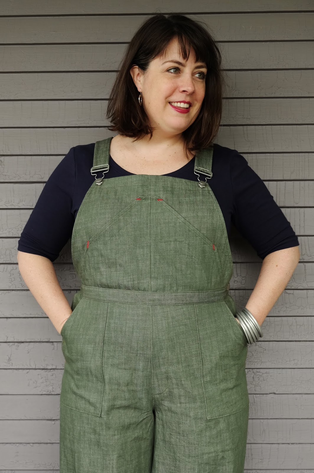 Cookin' & Craftin': Olive Denim Jenny Overalls
