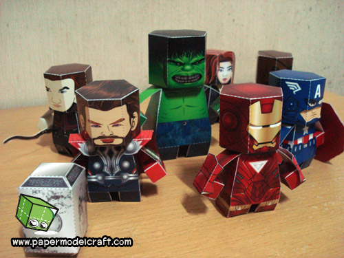 papermodel2u by Petchpaper: The Avengers :: Paper Model
