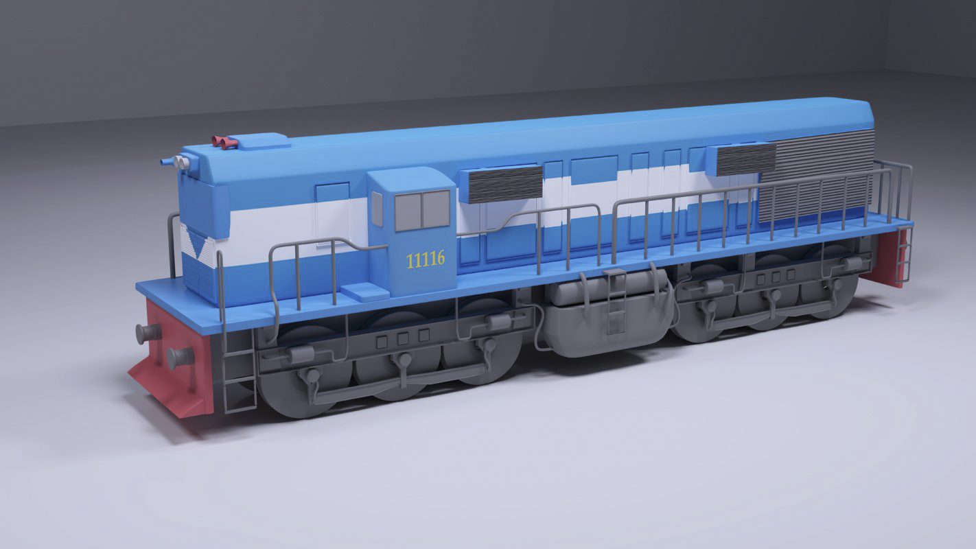 Locomotive(Train) Engine 3d Model - Techies World - i3dModels