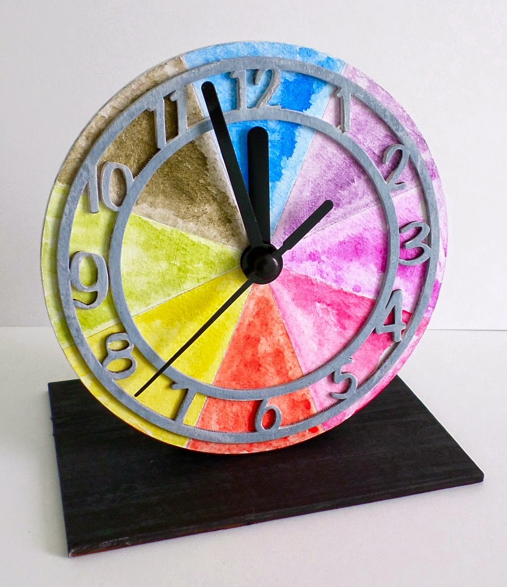 Color wheel clock designs - dsaedual