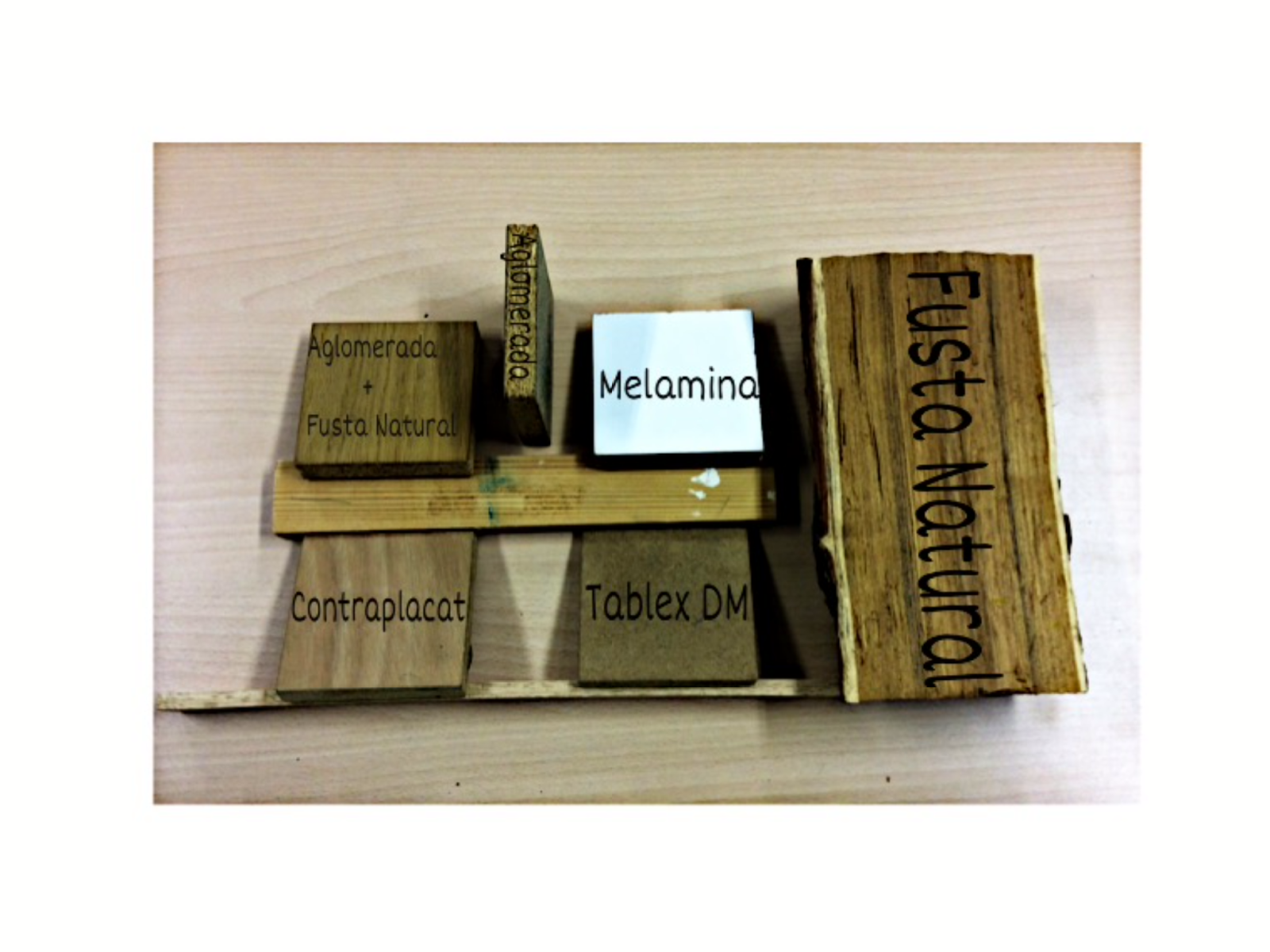 Maria Pinart: TIPUS DE FUSTES