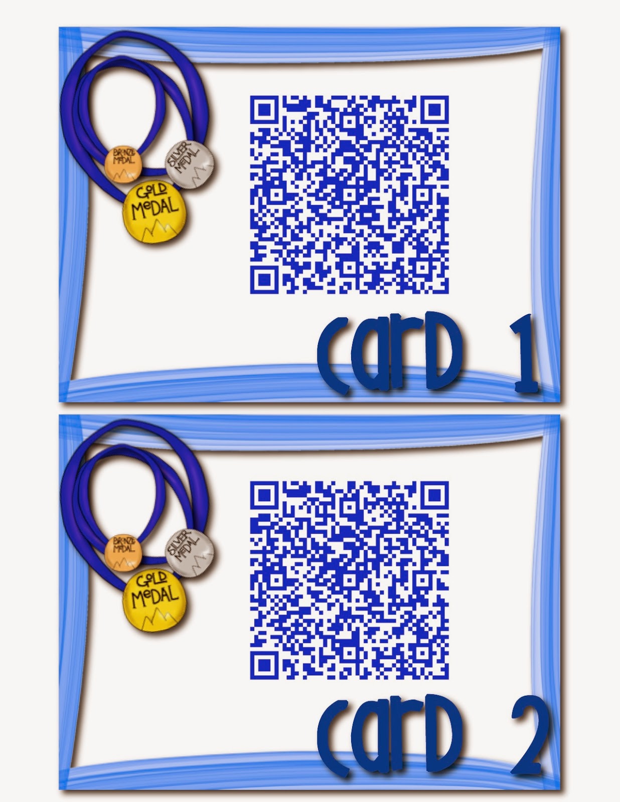 Olympic QR Code Fun! - Today in Second Grade