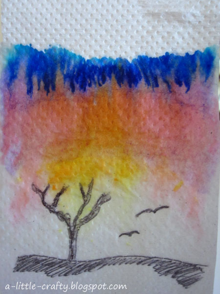 A Little Crafty: Chromatography Art