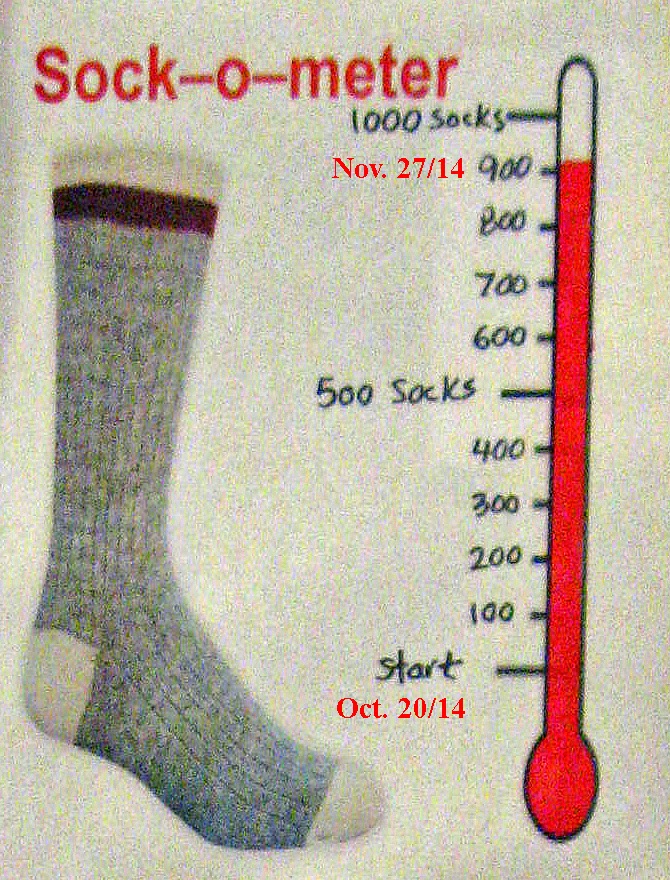 Seniors Loving the Slow Lane: Sock Granny News - 912 Pairs of Socks