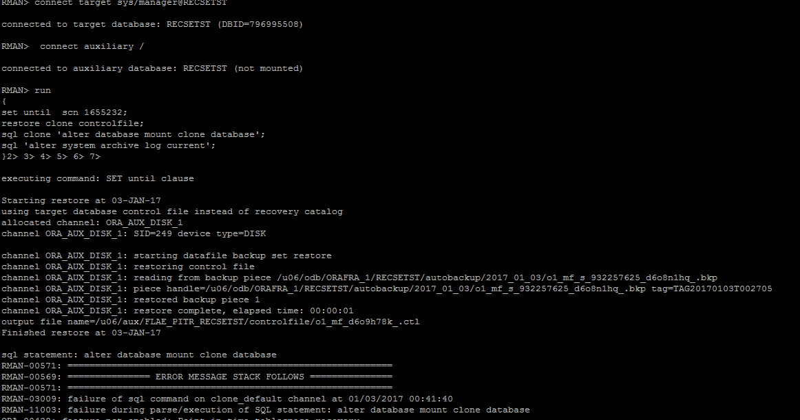 Table Recovery in Standard Edition