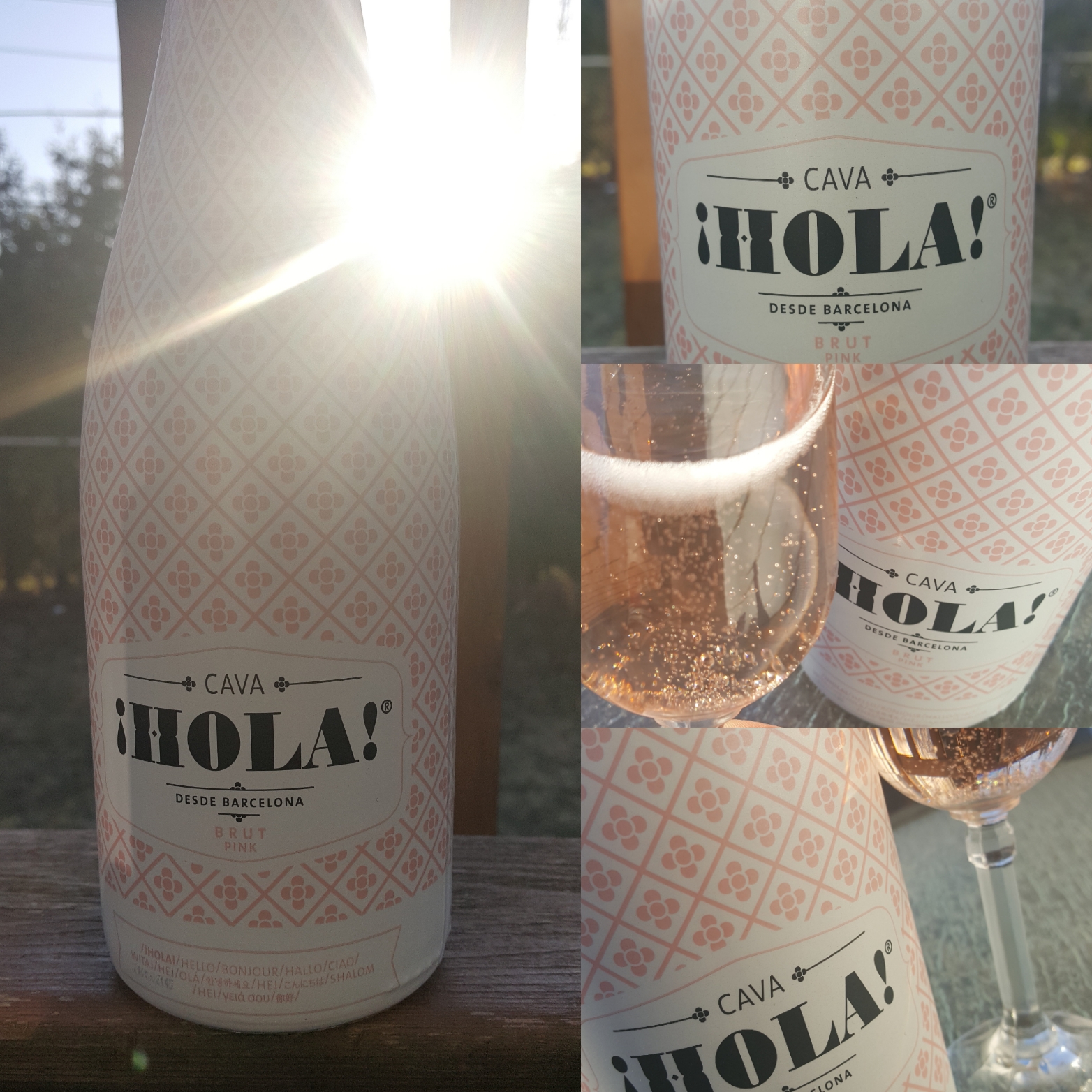 Hola! (Hello!): A Cava Rosé that brings color to the terrace