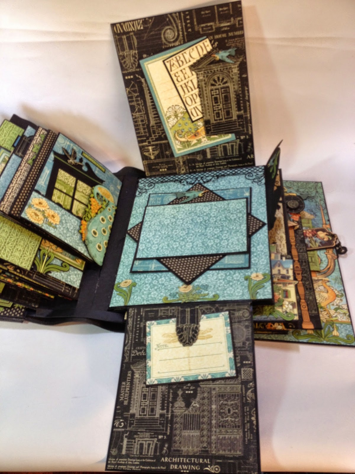 Graphic 45 Artisan style photo album Part 3 | annes papercreations ...