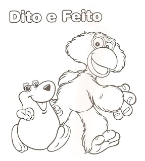 Sonhando com cores: Turma do Cocoricó - para colorir