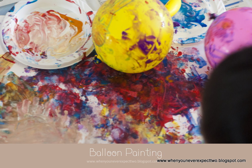 When You Never Expect Two: Balloon Painting