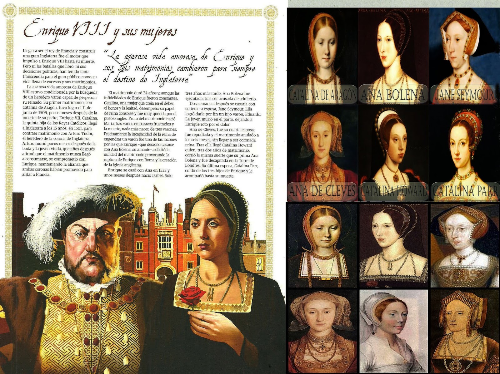 LITERATURA LEGIONARIA: ENRIQUE VIII REY DE LOS EXCESOS