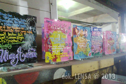 LENSA Wirausaha: USAHA SENI LUKIS & TULISAN DI KACA