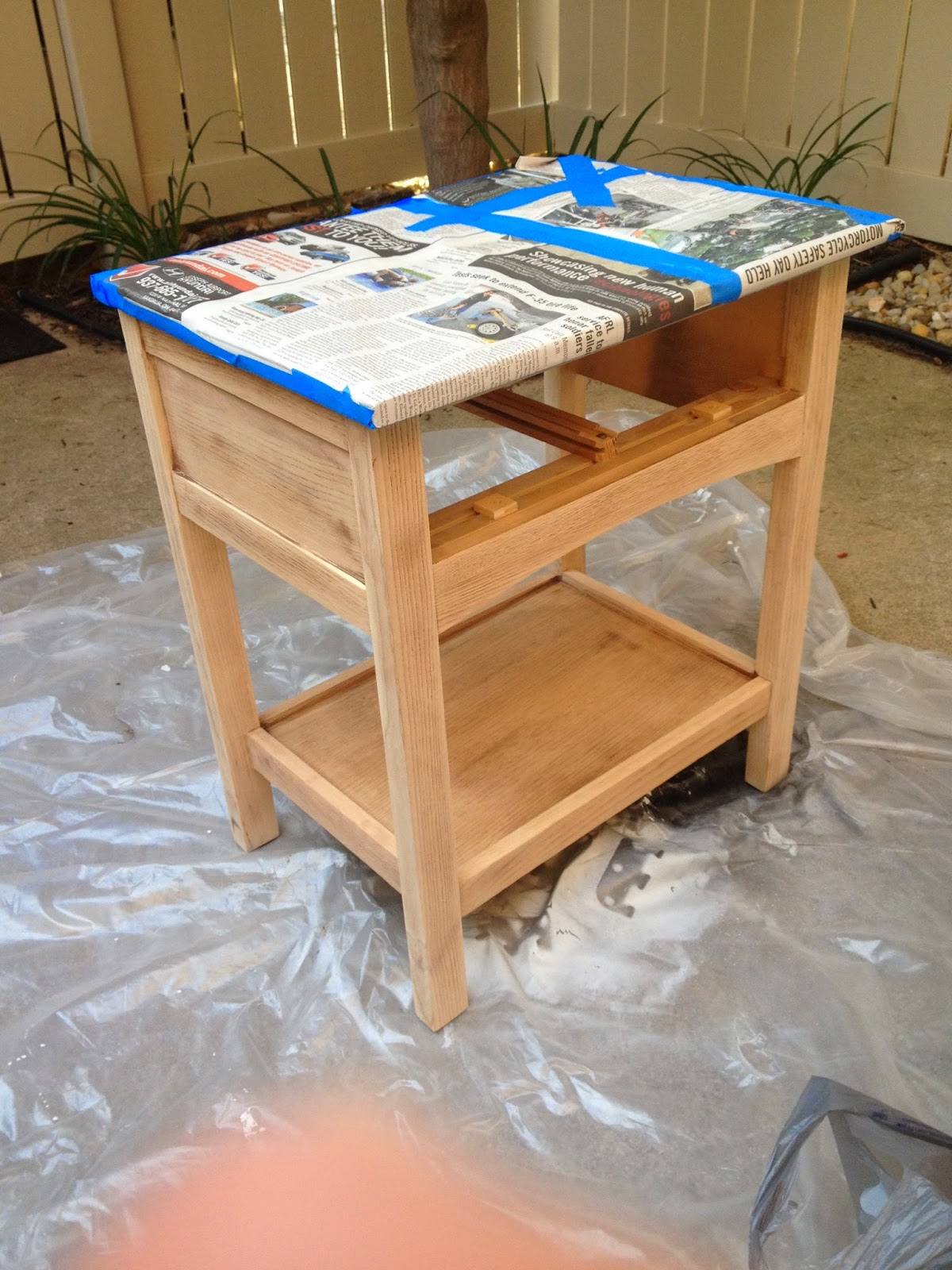Oh What a Gem!: Before and After: A Refinished Side Table