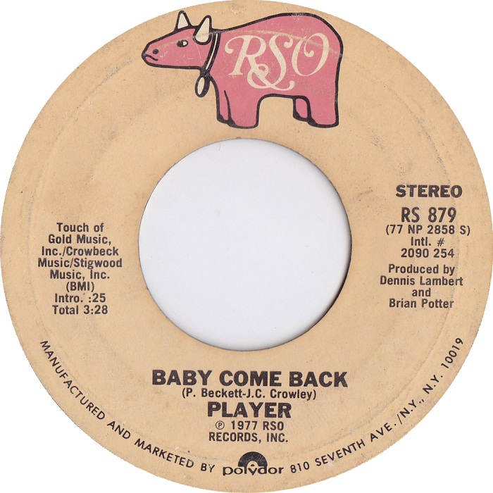CJGBlogger: My Two Cents: Number One Exactly 40 Years Ago: "Baby Come ...