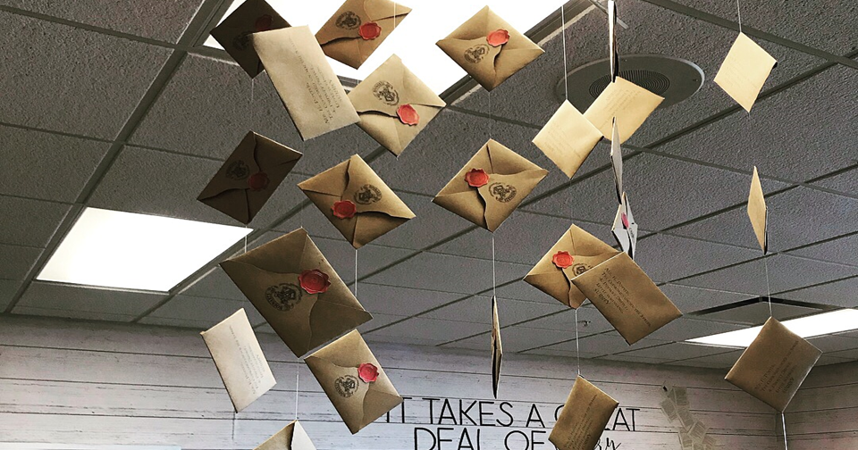 Hogwarts Floating Letter Display | Mrs. S Classroom Craziness