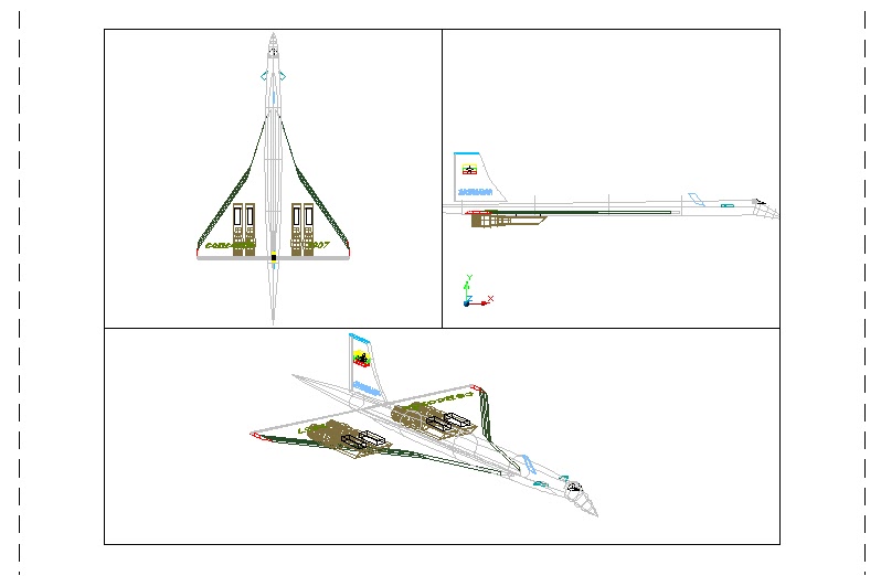 Wingate SAI: my AutoCAD Design of Concorde plane!