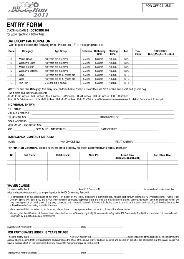 Penonton: IOI Community Run 2011