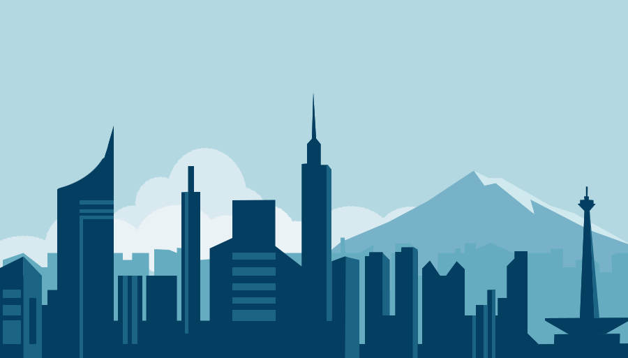 Jakarta Landscape Vector - Free | Geka Design