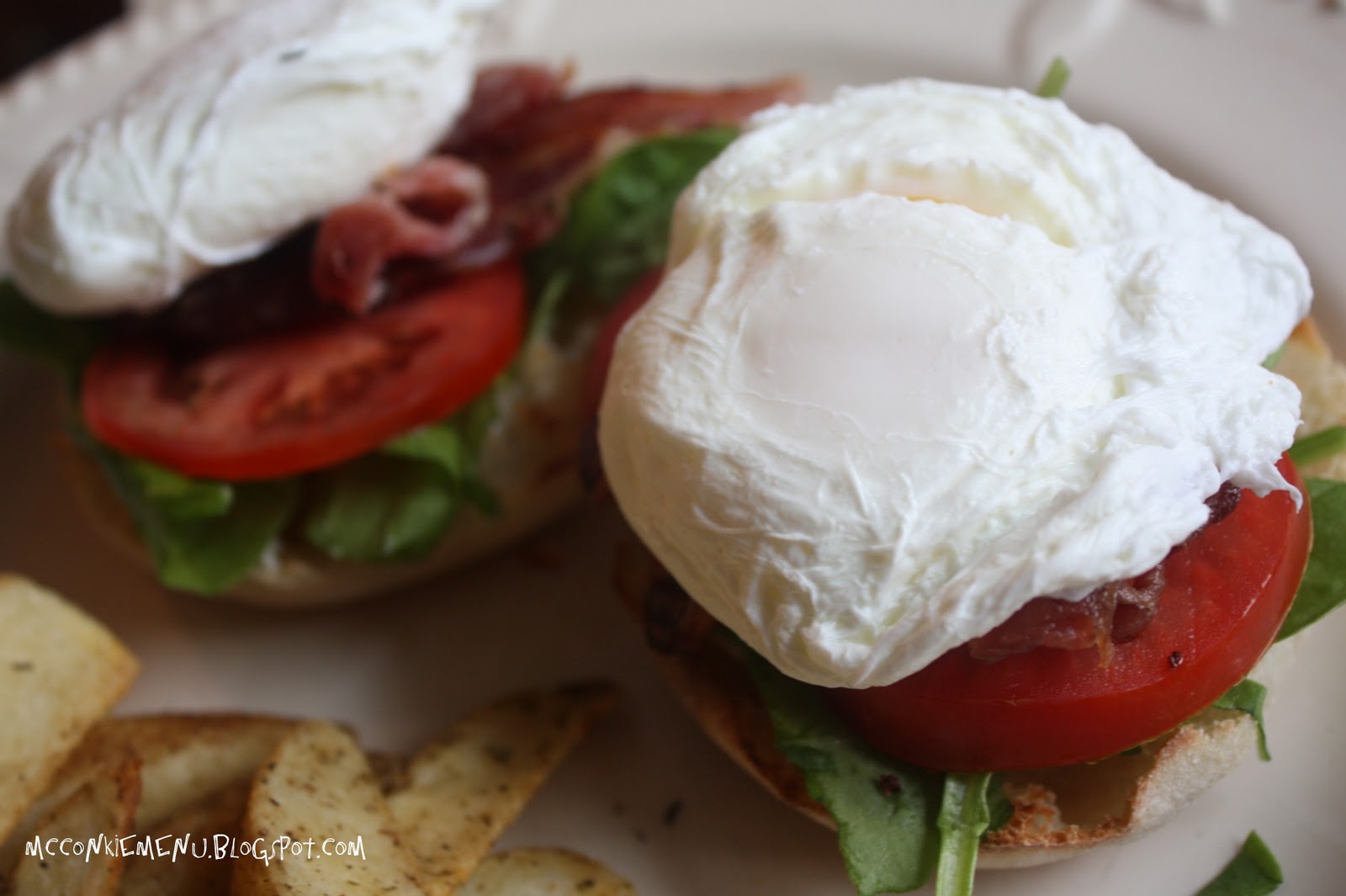 McConkie Menu: BLT Benedict