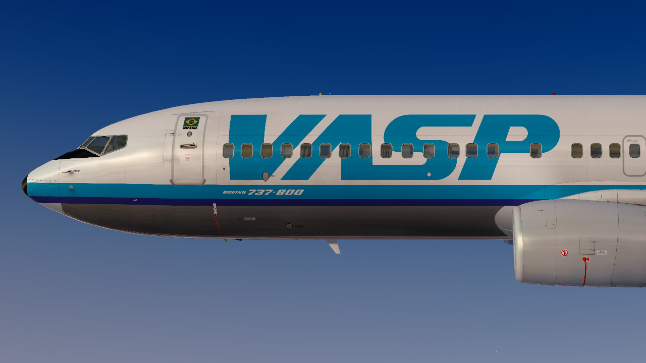 FSTexturas: [FSX/P3D]PMDG Boeing 737-800WL VASP PP-SOJ