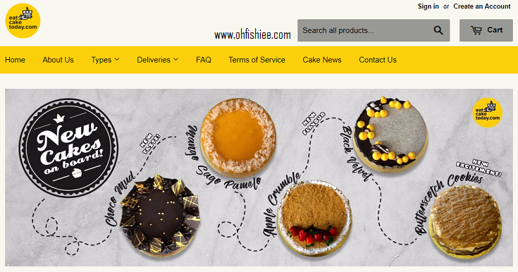 oh{FISH}iee: [Dessert Review] "Eat Cake Today" Online Cake Shop