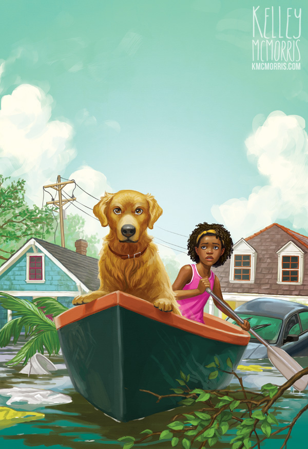 Kelley McMorris illustration: Ranger in Time: Hurricane Katrina Rescue