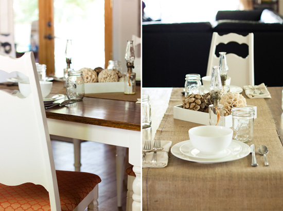 Strawberry Chic: Simple Table Setting Idea