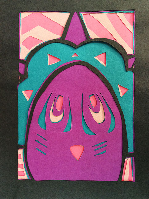 Mr. Bob's Middle & High School Art Room: Construction paper project ...