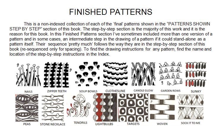 Pete Jones : My zentangle book "All the Zentangle Patterns in the World ...
